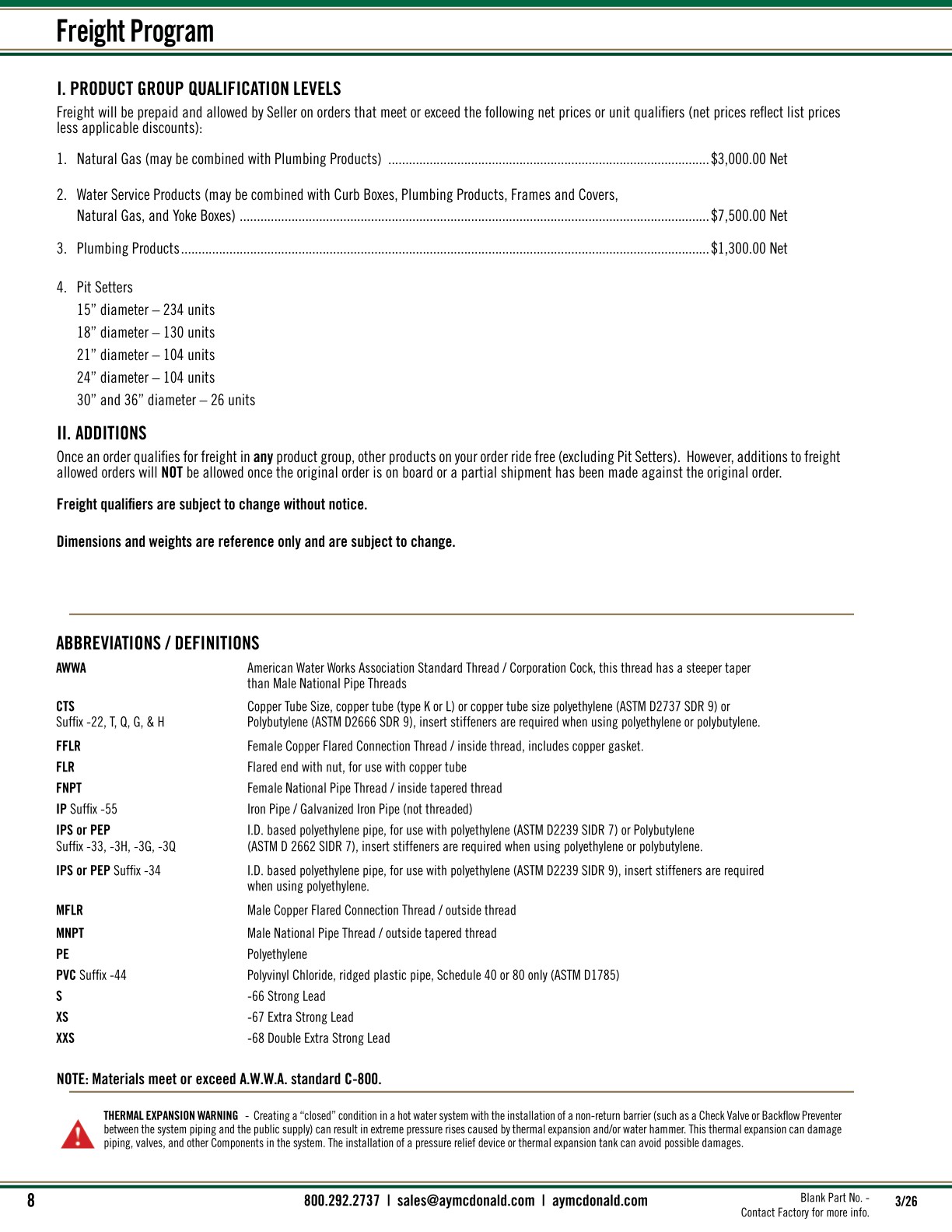 Water Works Catalog