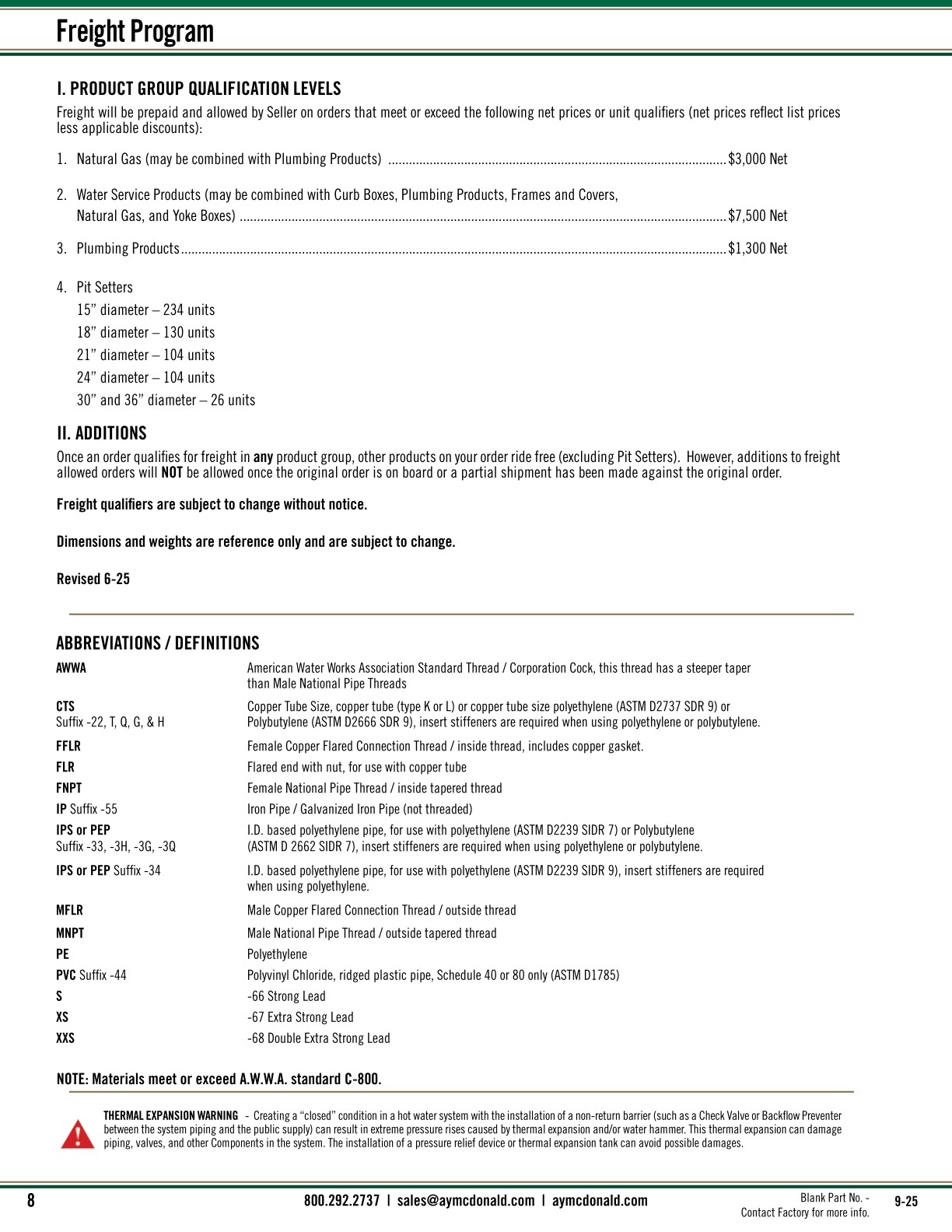 Water Works Catalog