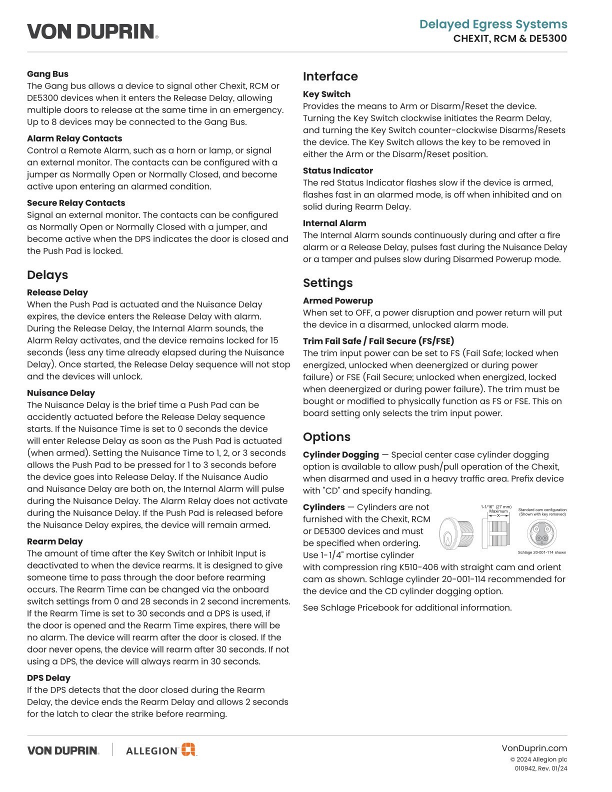 Allegion EAC Catalog