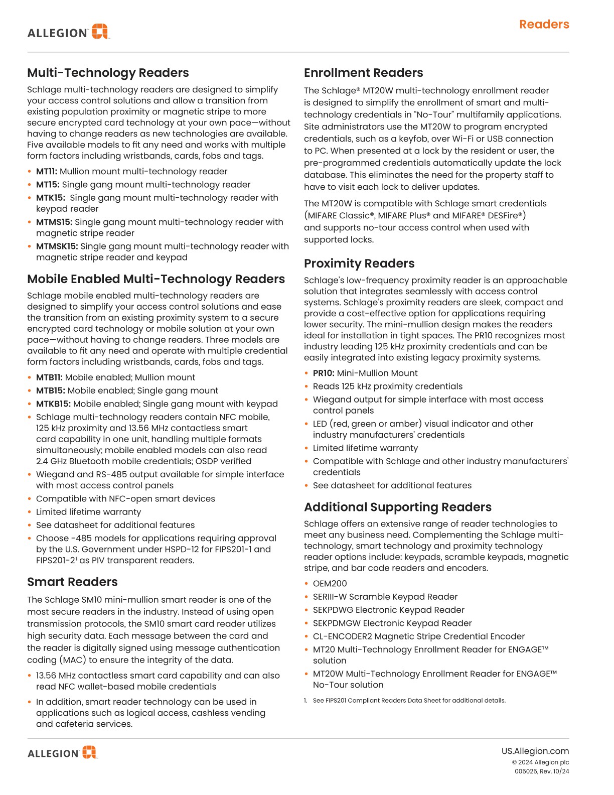Allegion EAC Catalog