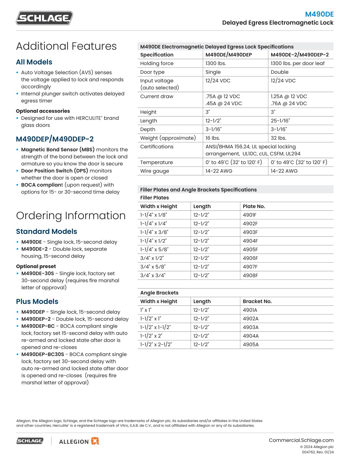Allegion EAC Catalog