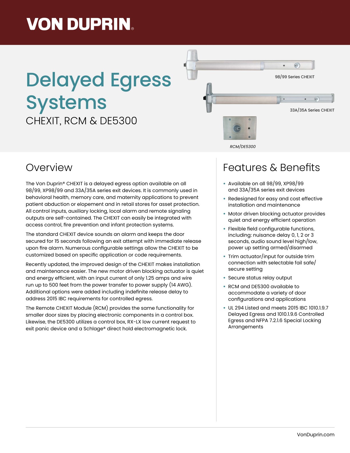 Allegion EAC Catalog