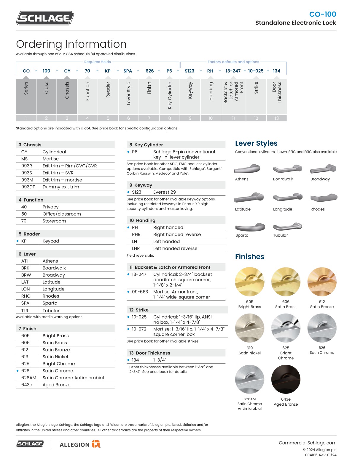 Allegion EAC Catalog