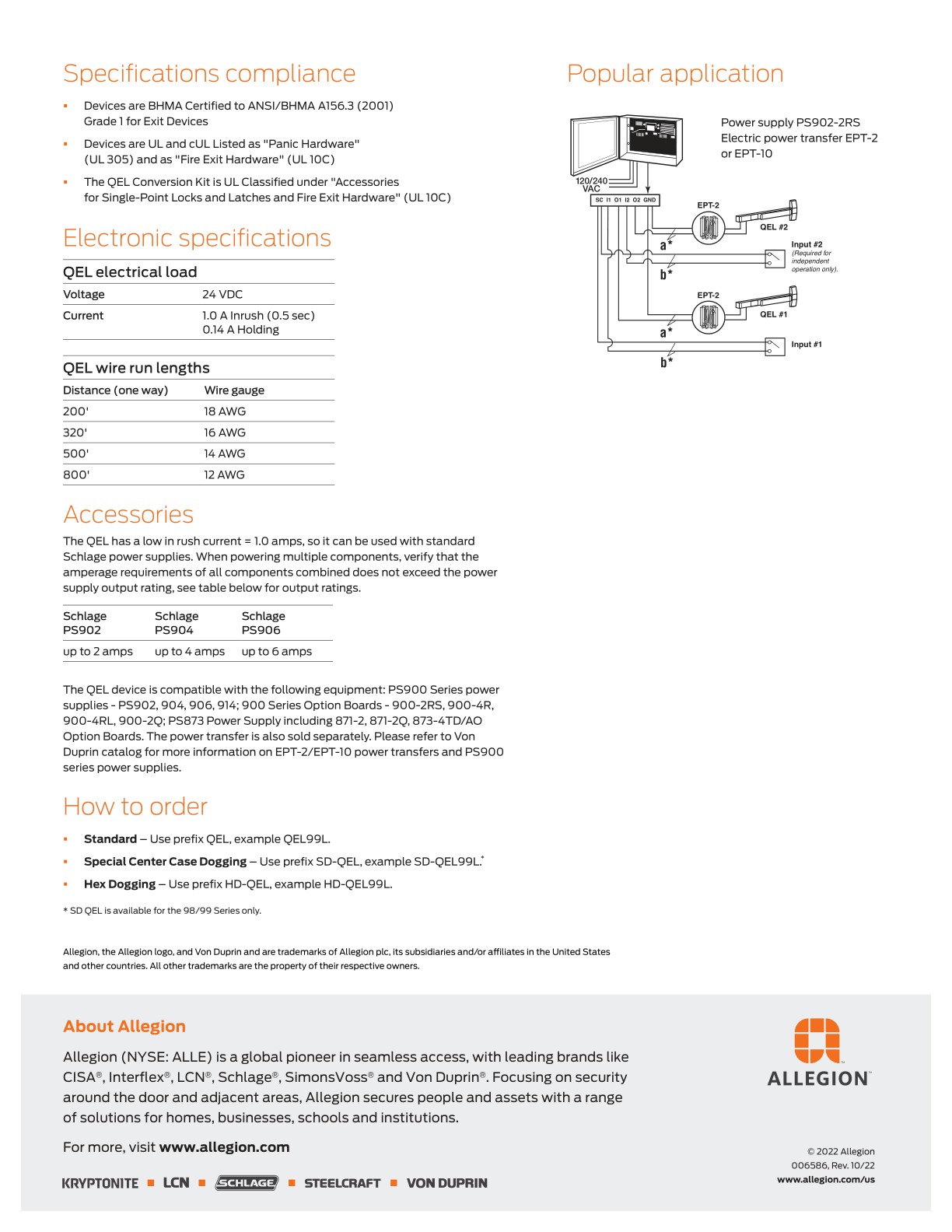Allegion EAC Catalog