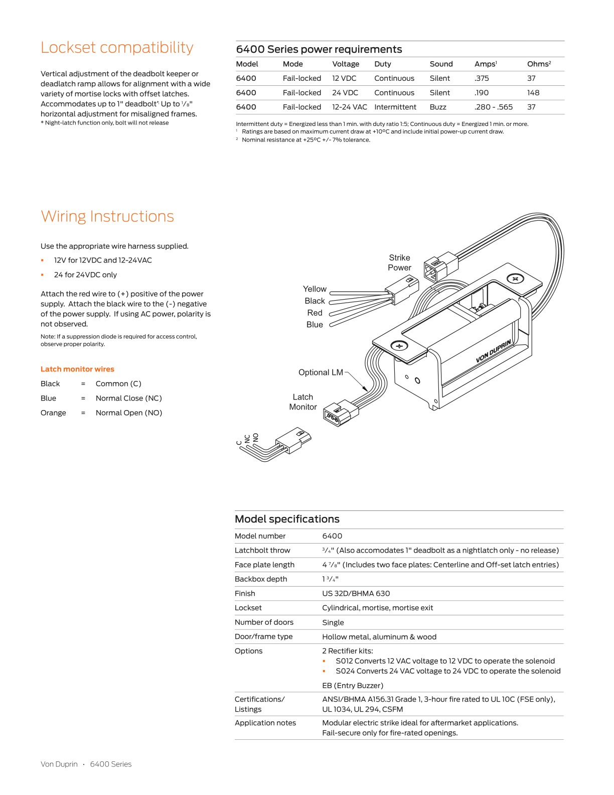 Allegion EAC Catalog
