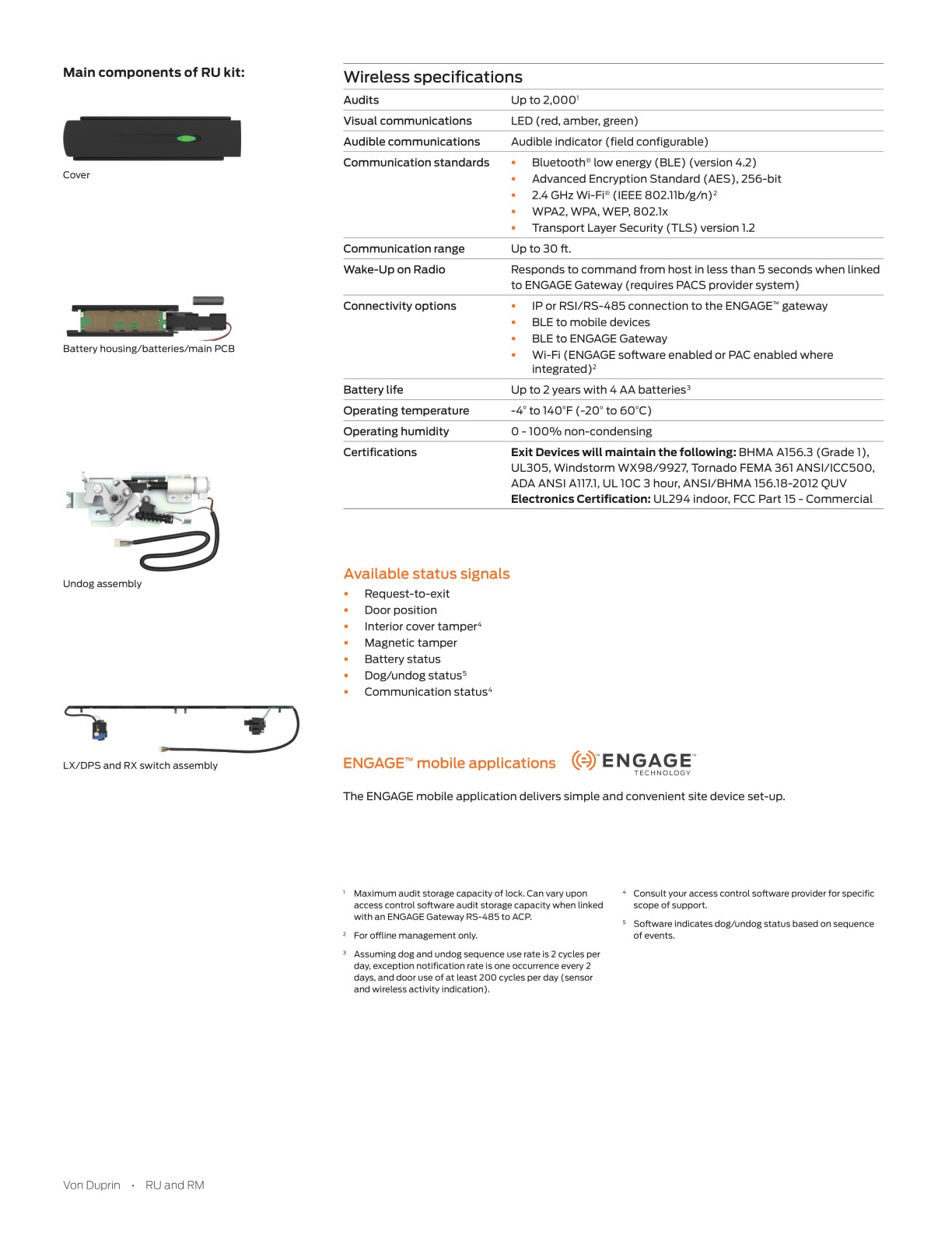 Allegion EAC Catalog