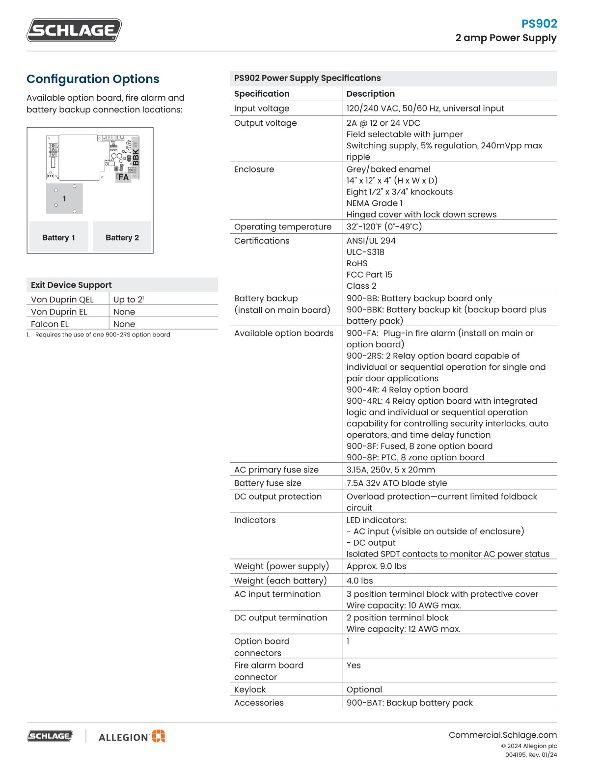 Allegion EAC Catalog
