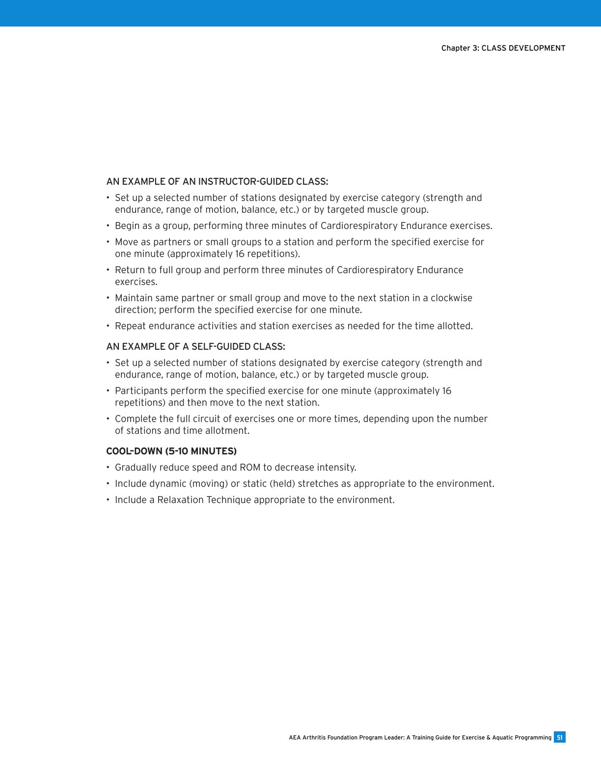 AEA Arthritis Foundation Program Leader: A Training Guide for Exercise ...