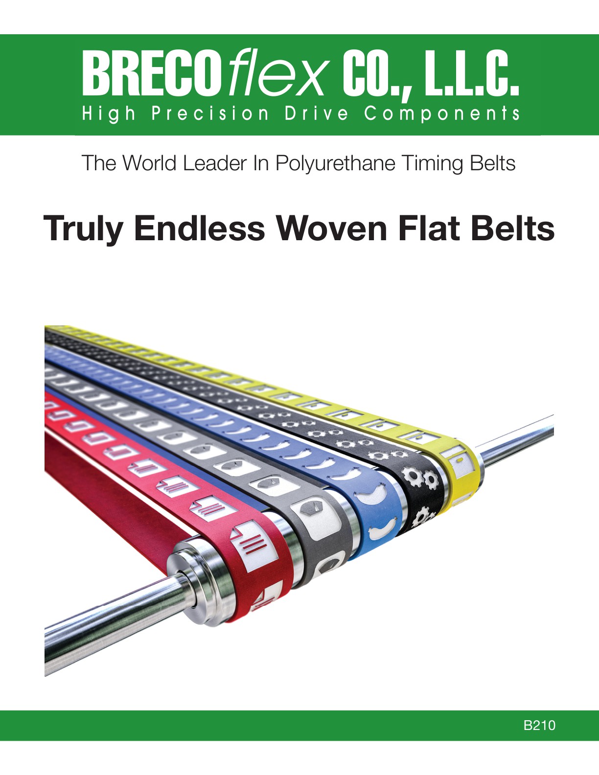 B210 Truly Endless Woven Flat Belts
