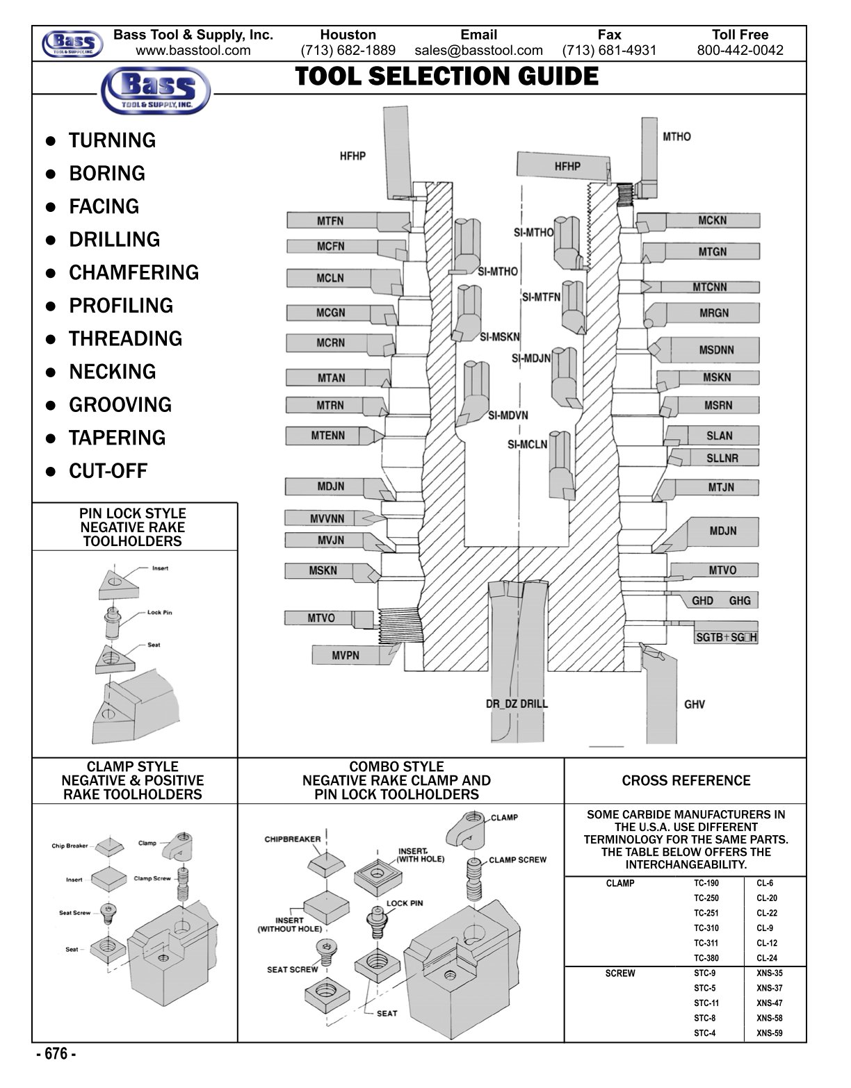 Bass Tool Catalog 2021