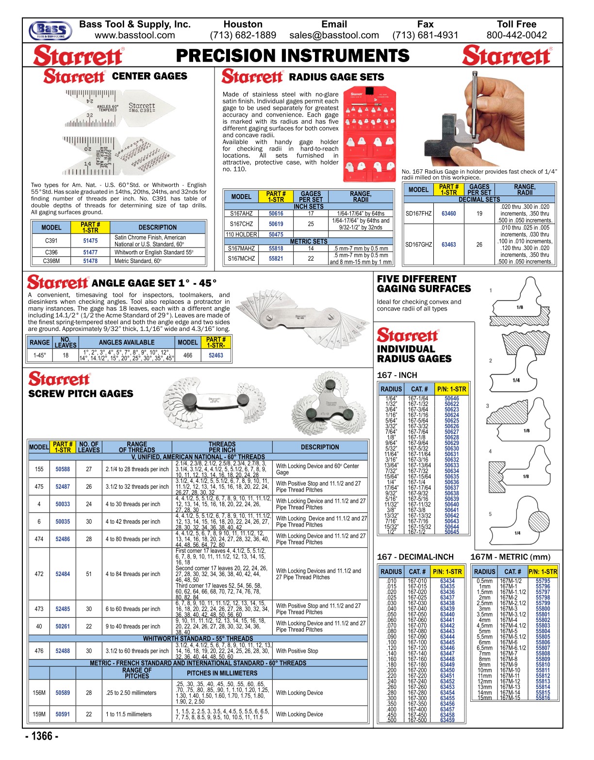 Bass Tool Catalog 2025