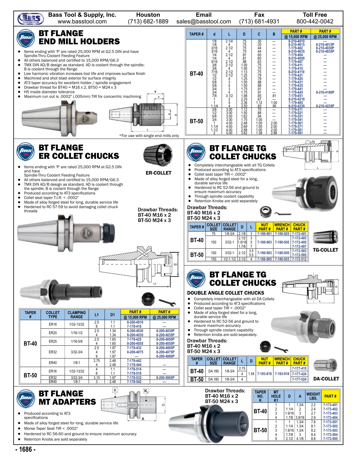 Bass Tool Catalog 2025