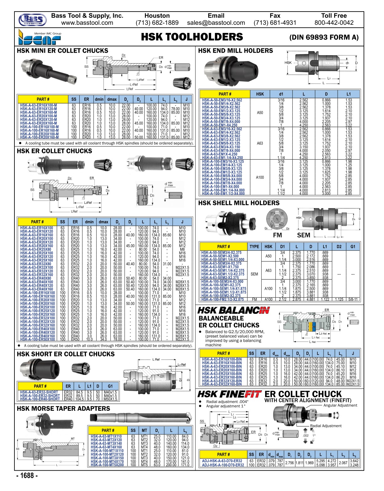 Bass Tool Catalog 2025