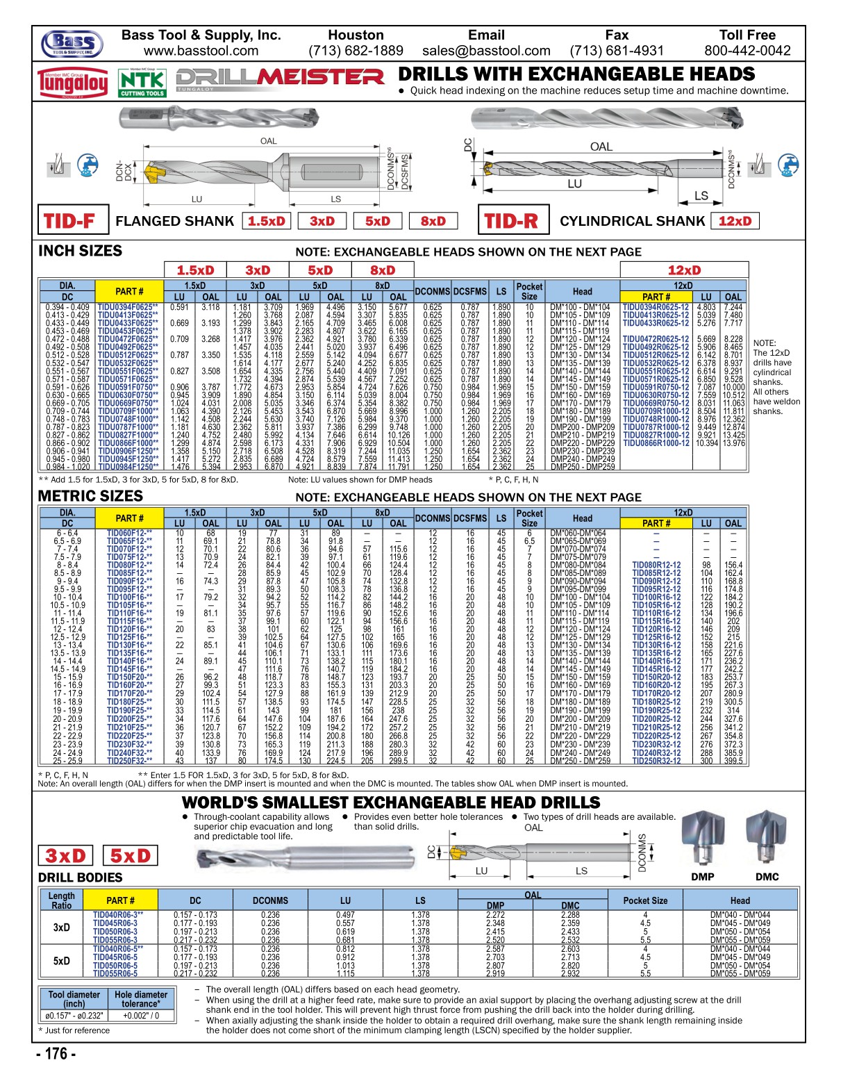 Bass Tool Catalog 2025