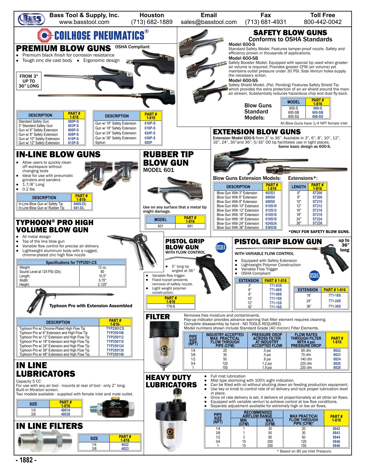 Bass Tool Catalog 2025