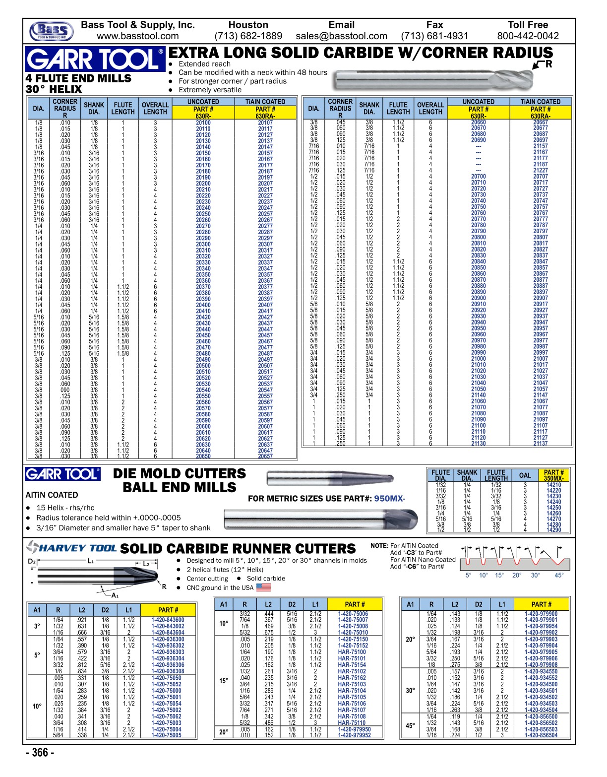 Bass Tool Catalog 2025