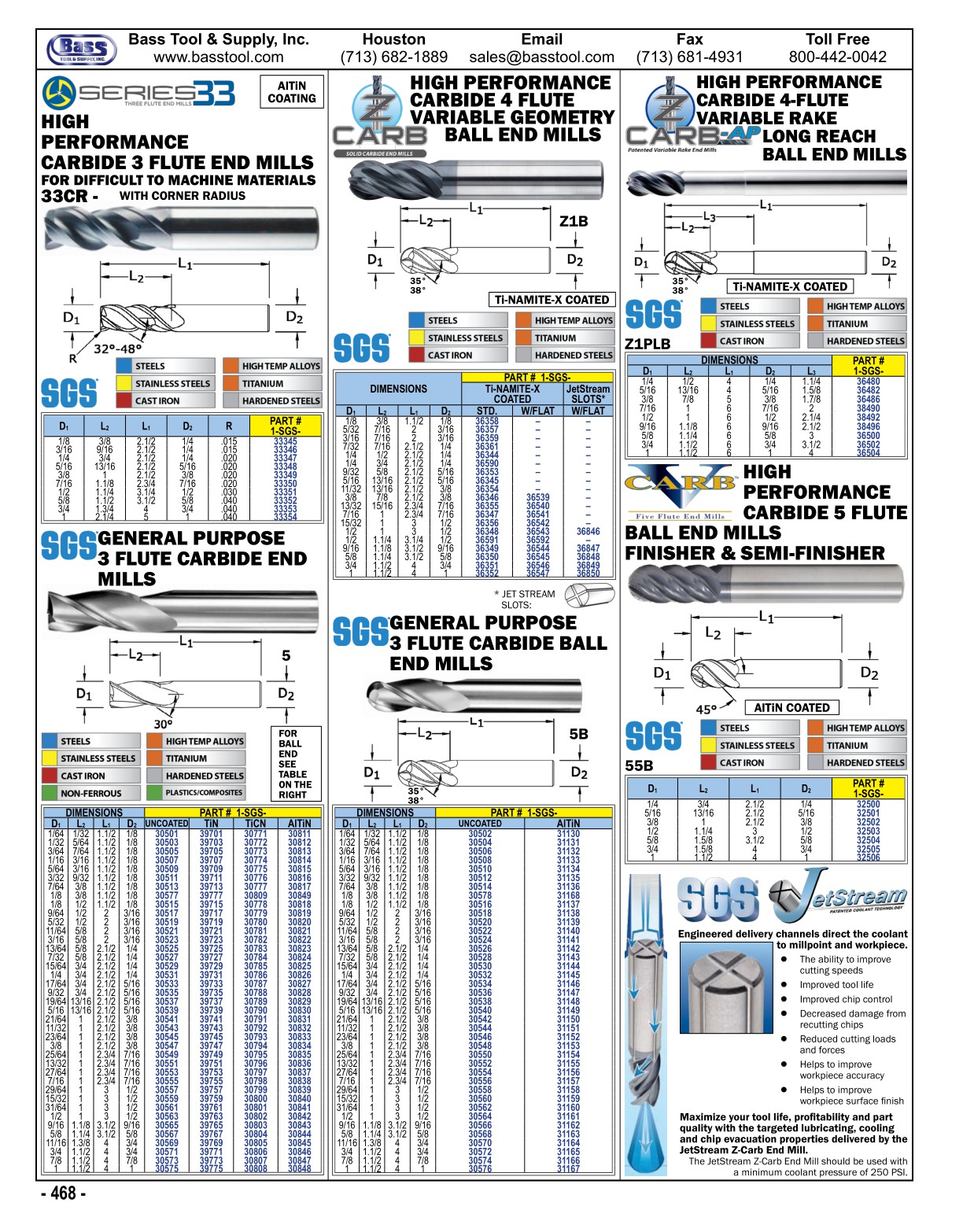 Bass Tool Catalog 2025