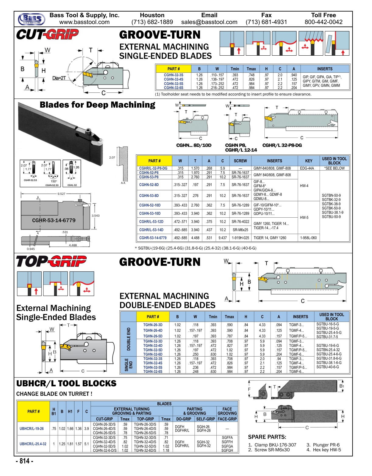 Bass Tool Catalog 2025
