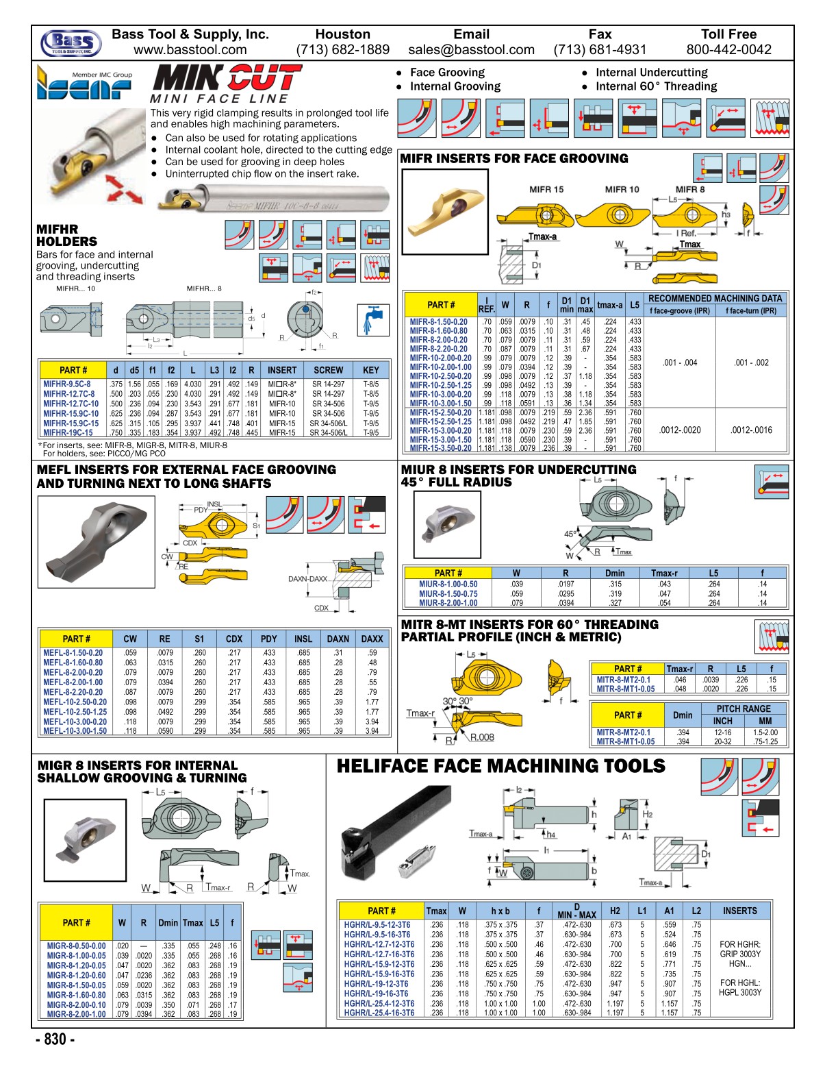 Bass Tool Catalog 2025