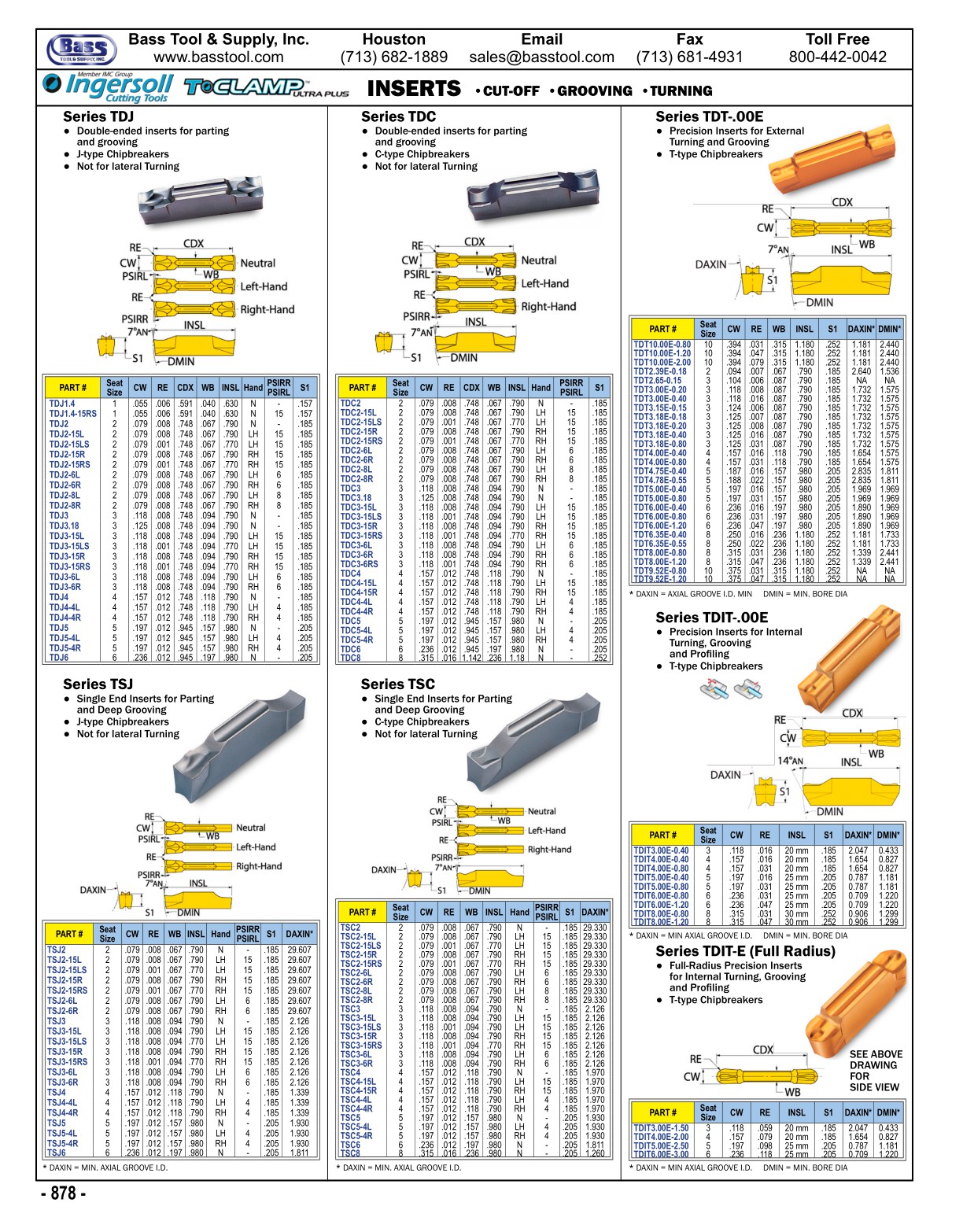 Bass Tool Catalog 2025