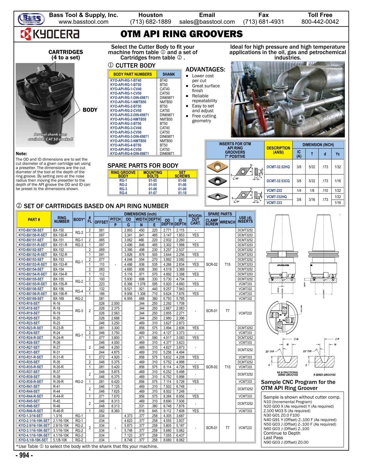 Bass Tool Catalog 2025