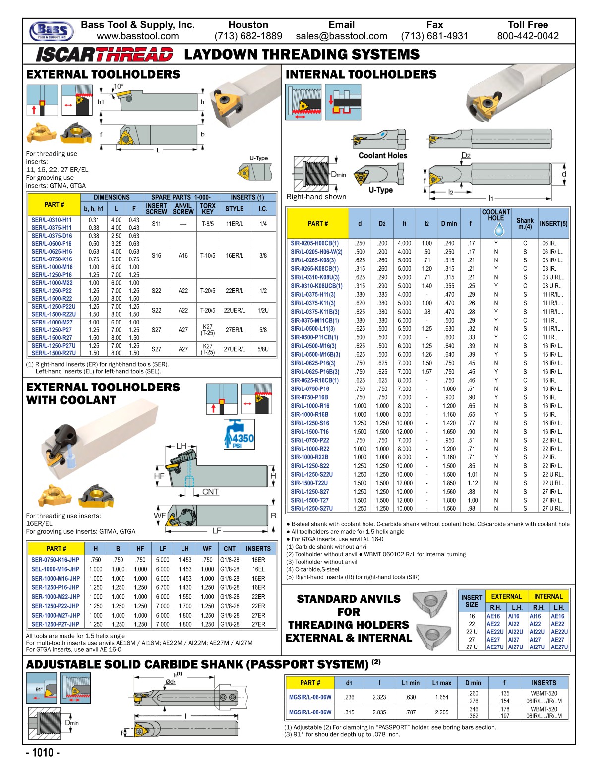 Bass Tool Catalog 2025