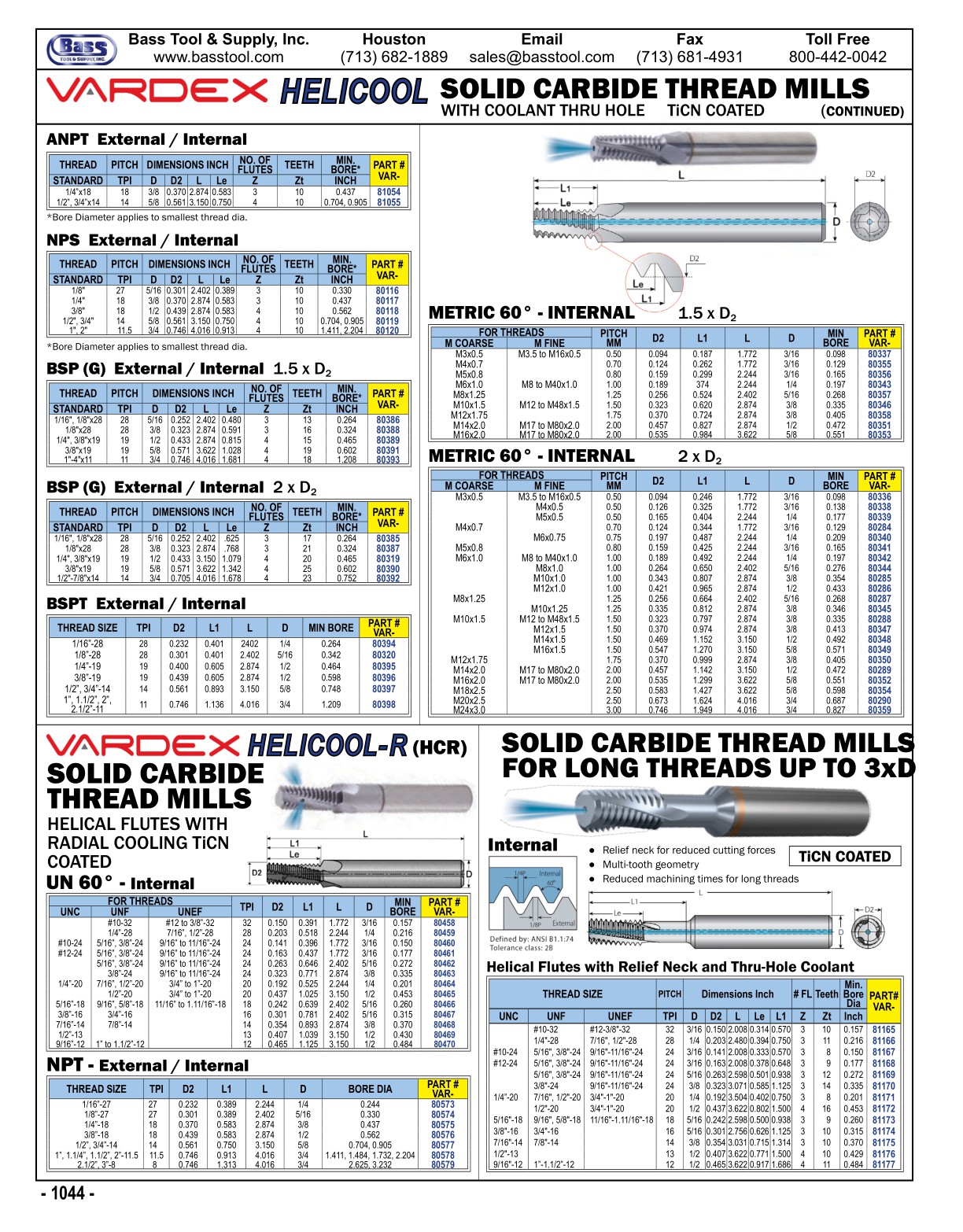 Bass Tool Catalog 2025