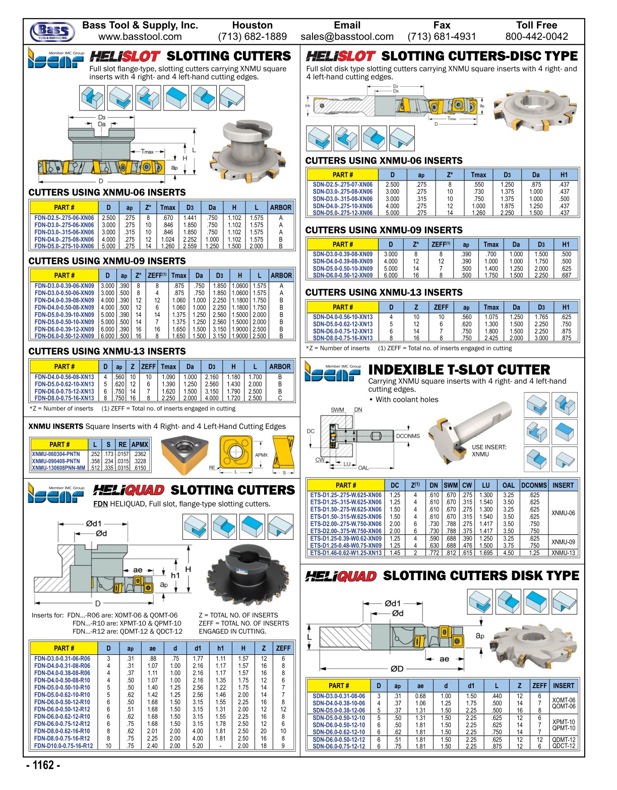 Bass Tool Catalog 2025