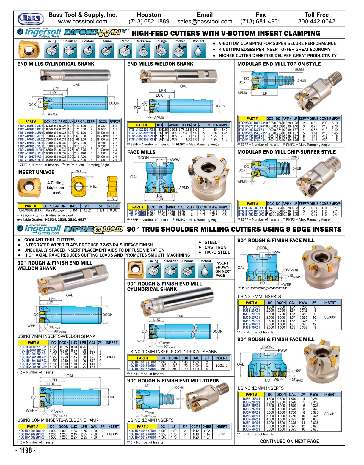 Bass Tool Catalog 2025