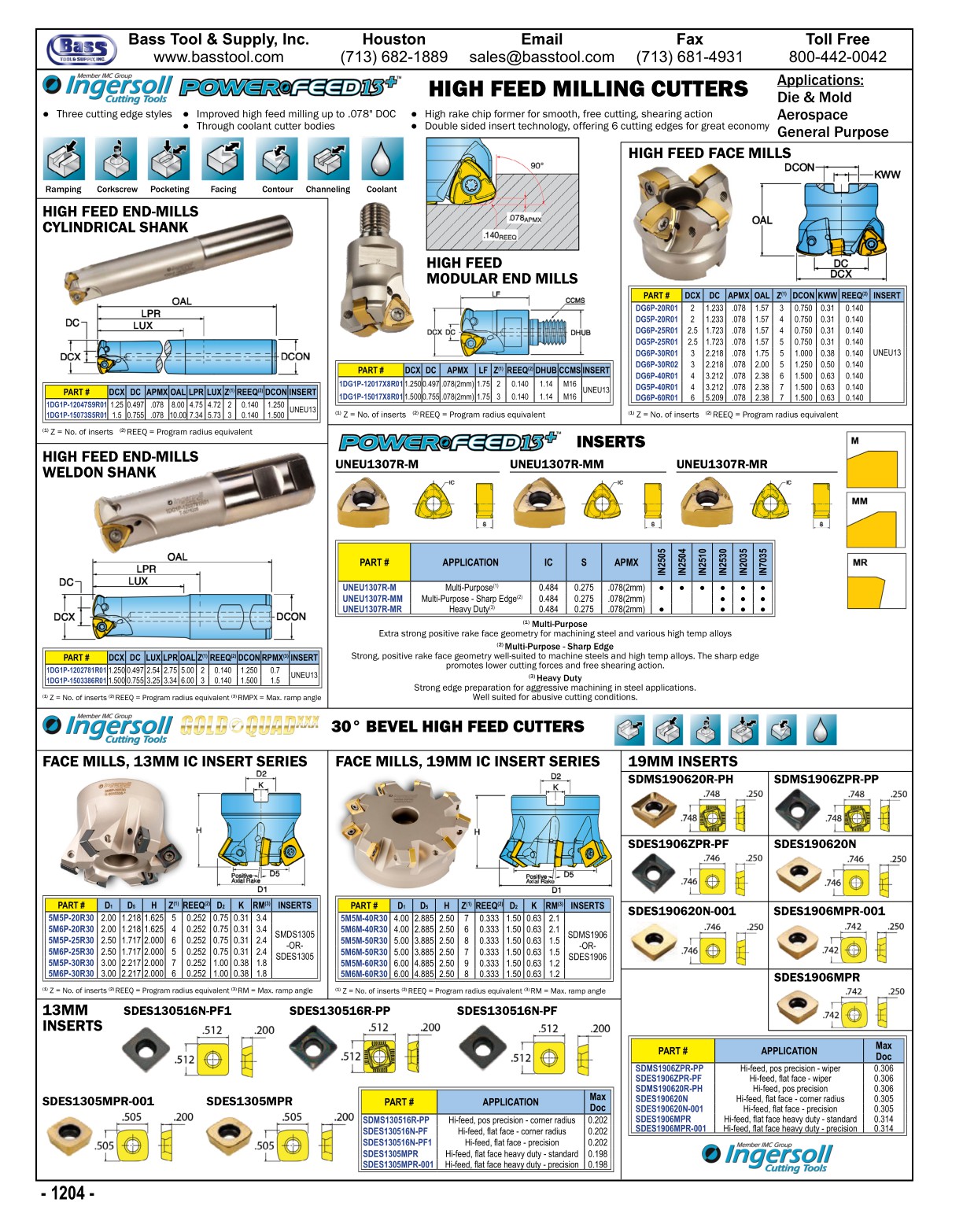 Bass Tool Catalog 2025