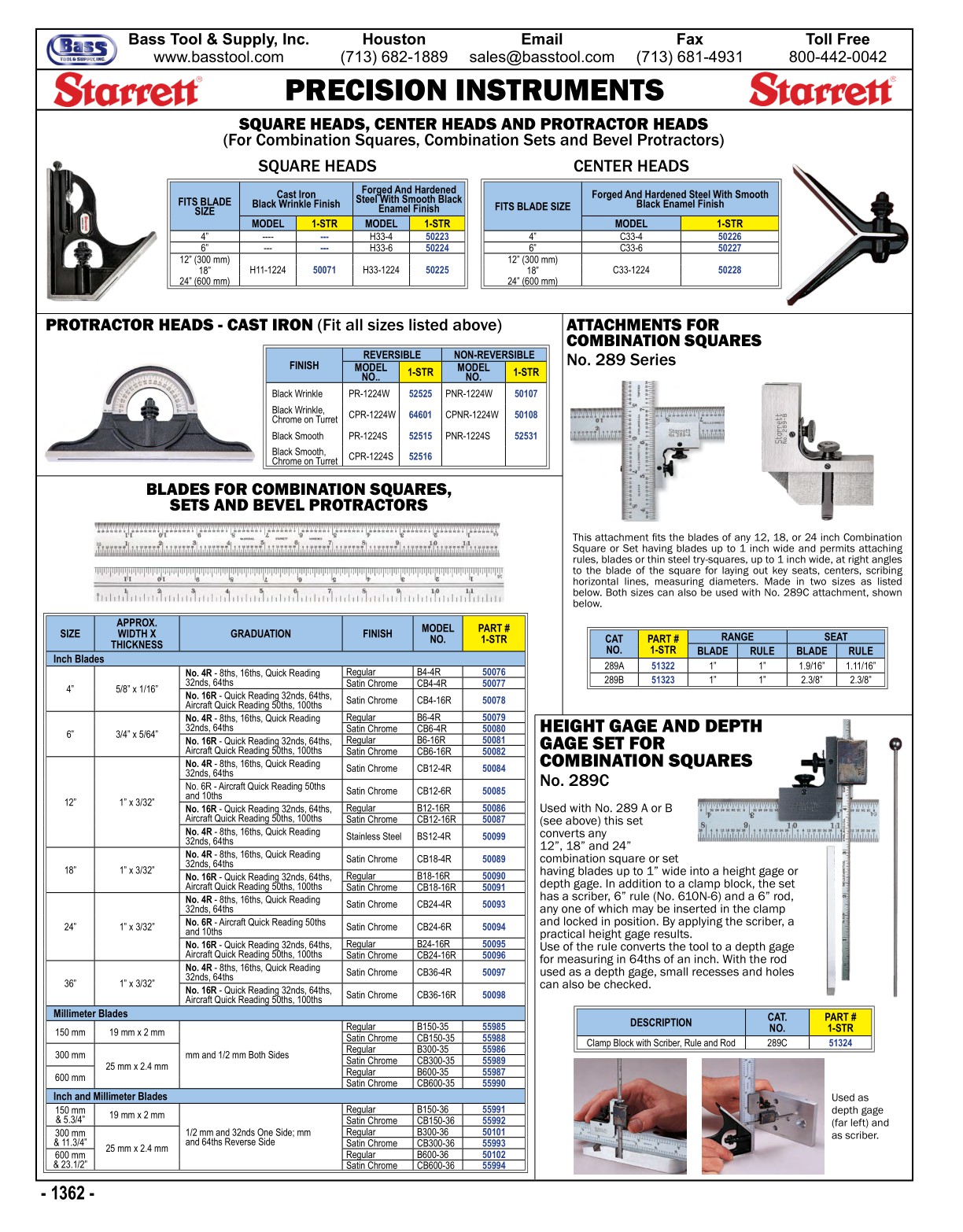 Bass Tool Catalog 2025