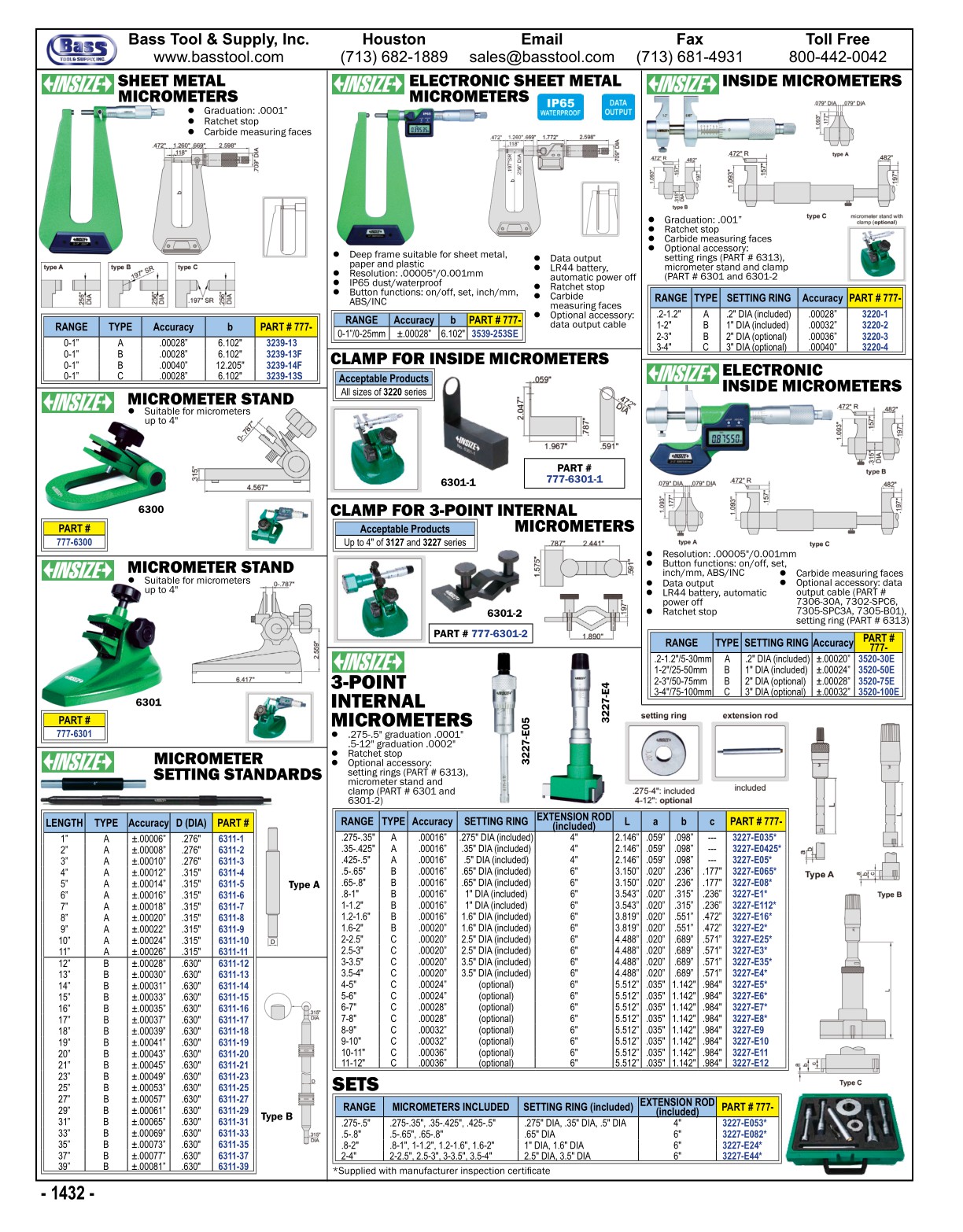 Bass Tool Catalog 2025