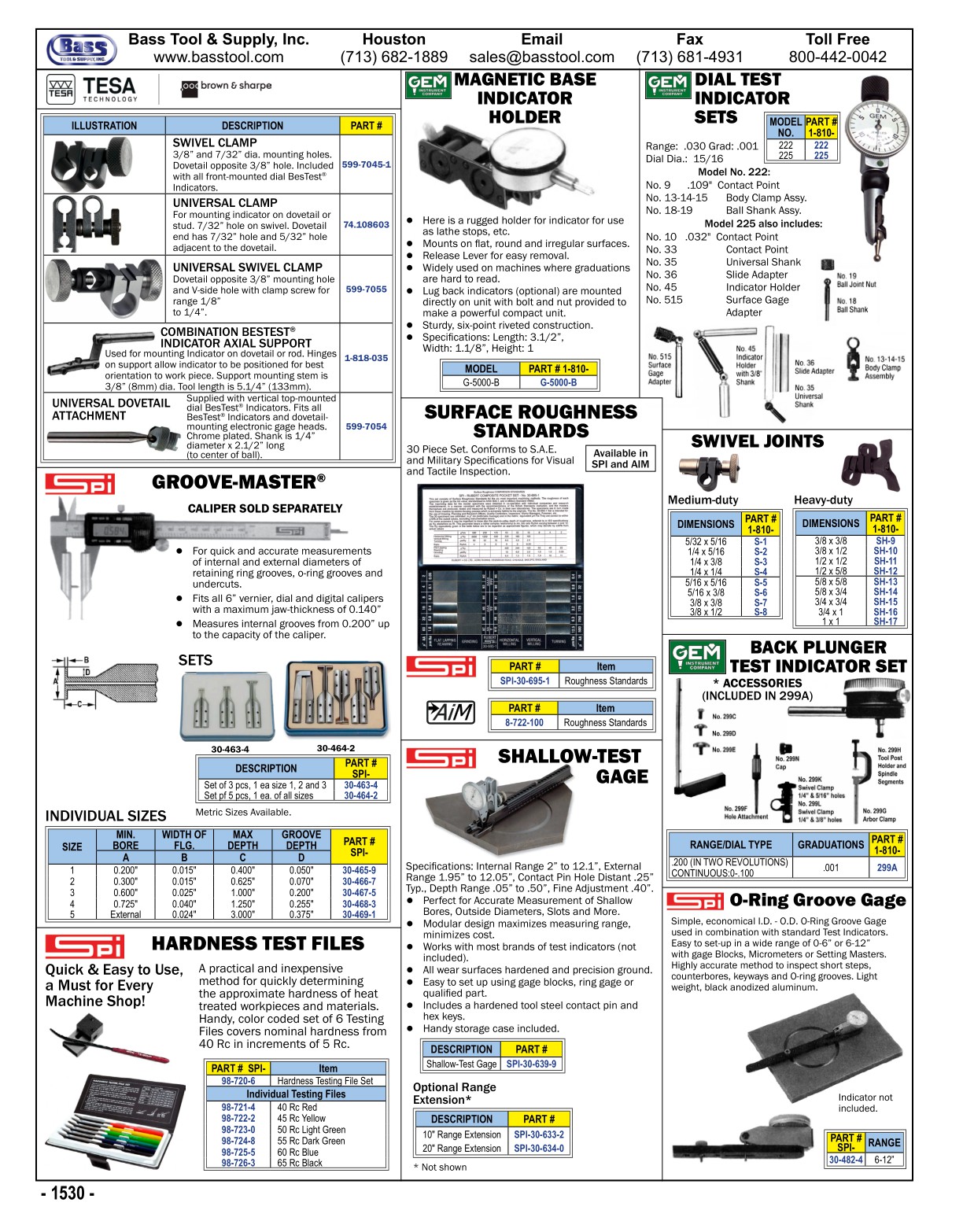 Bass Tool Catalog 2025