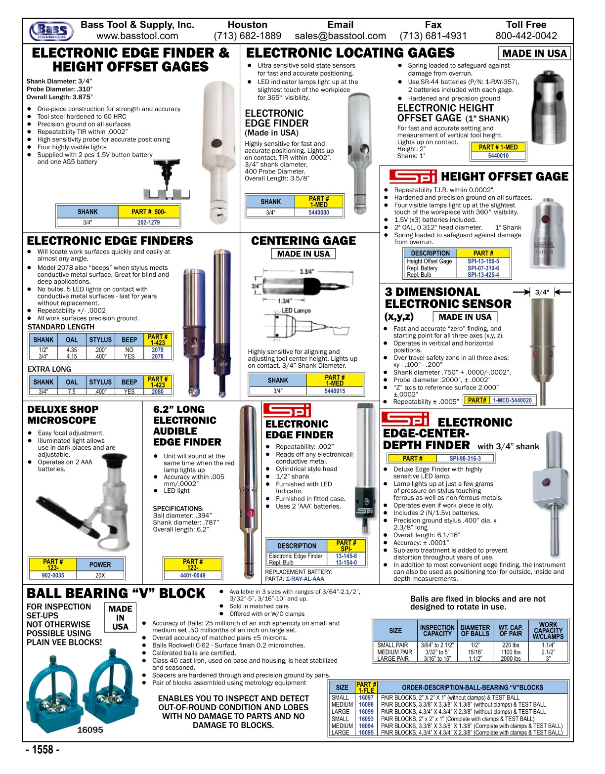 Bass Tool Catalog 2025
