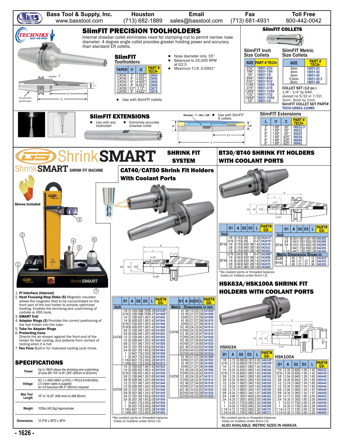 Bass Tool Catalog 2025