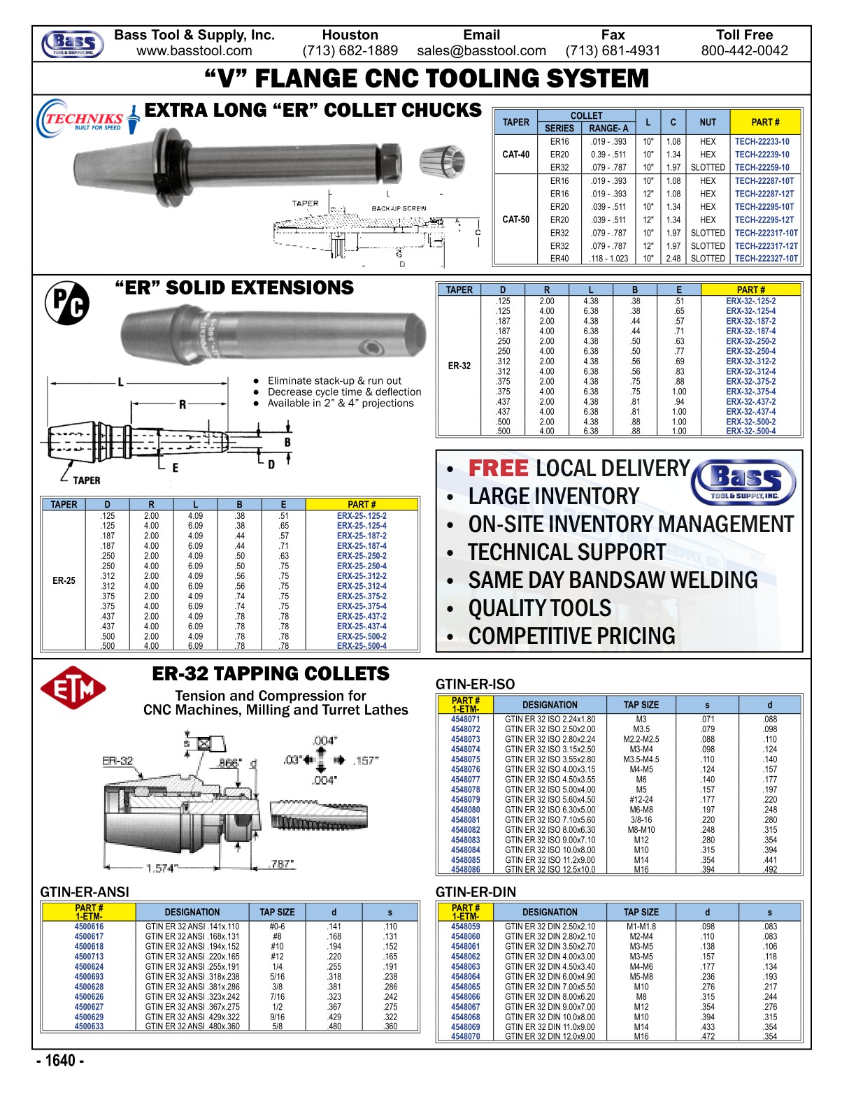 Bass Tool Catalog 2025