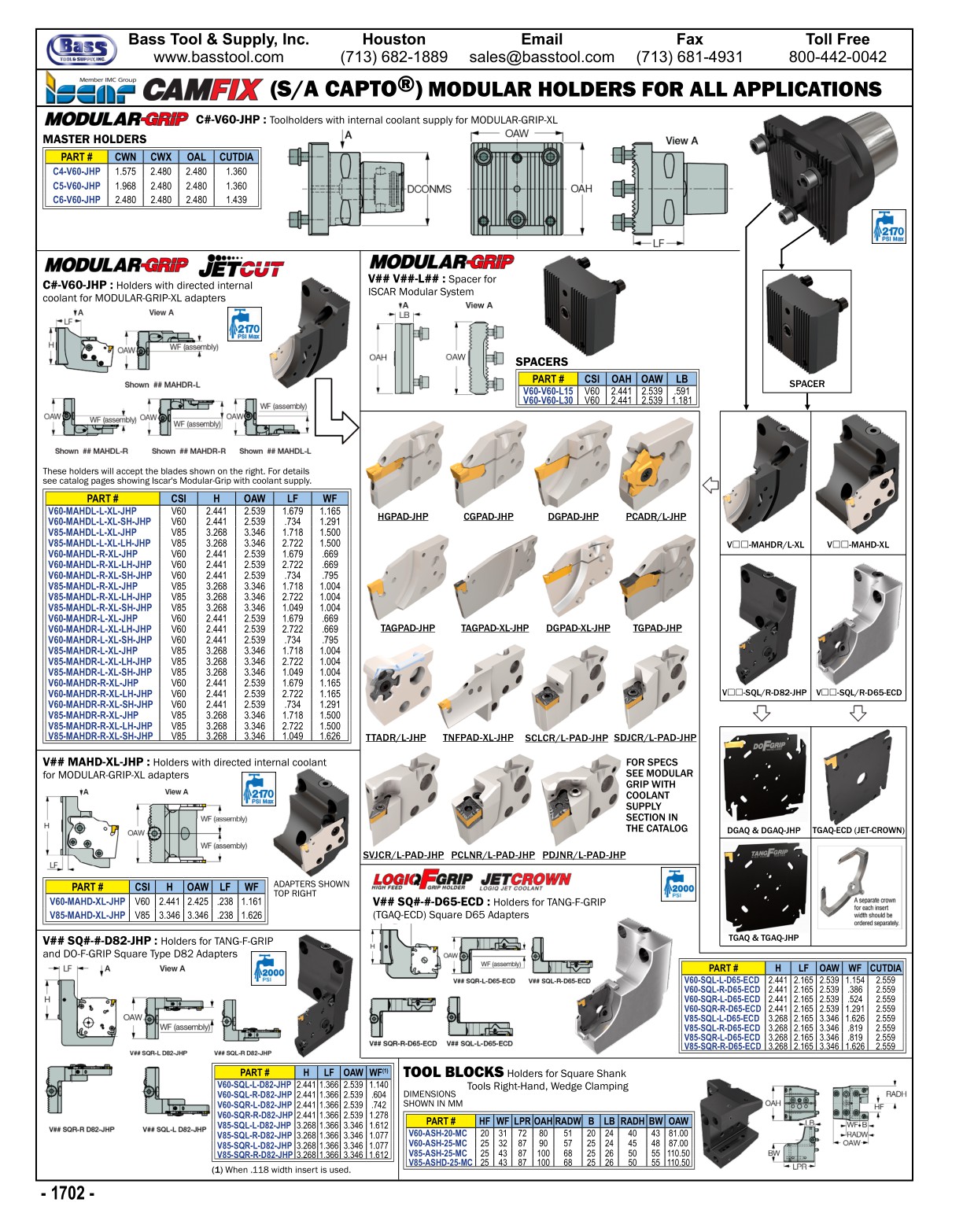 Bass Tool Catalog 2025