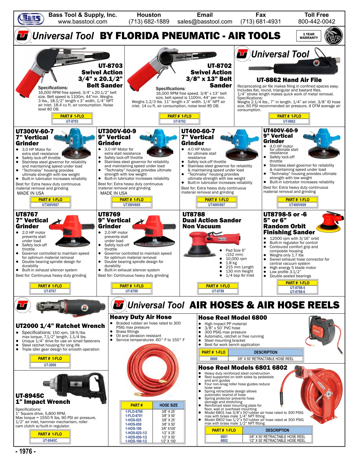 Bass Tool Catalog 2025