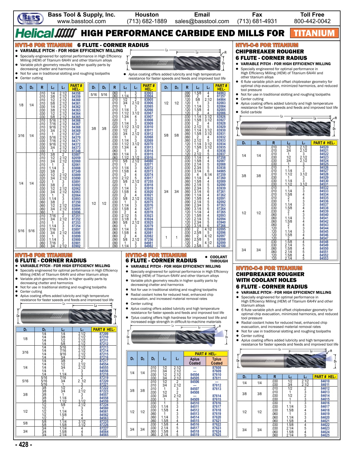 Bass Tool Catalog 2025
