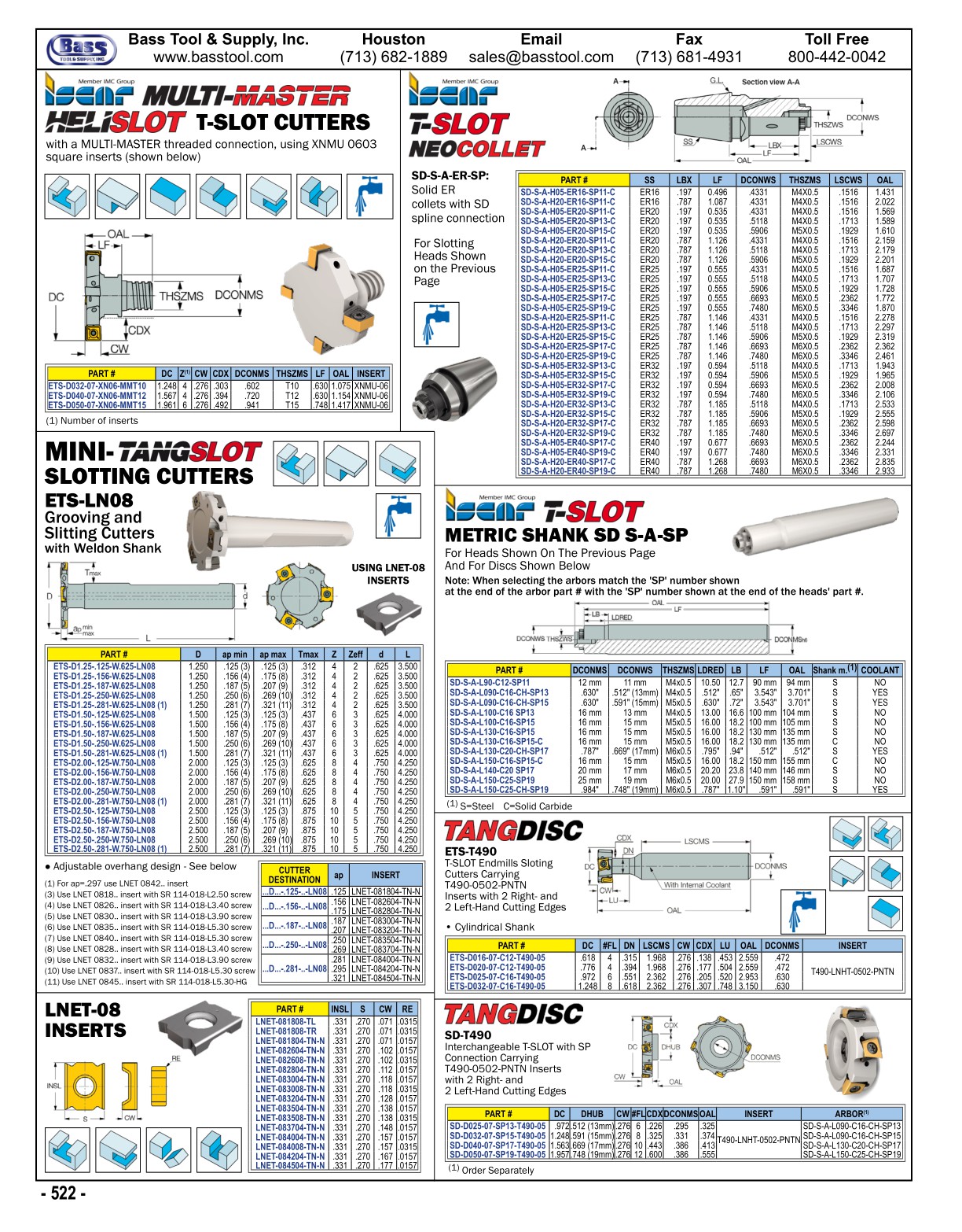 Bass Tool Catalog 2025