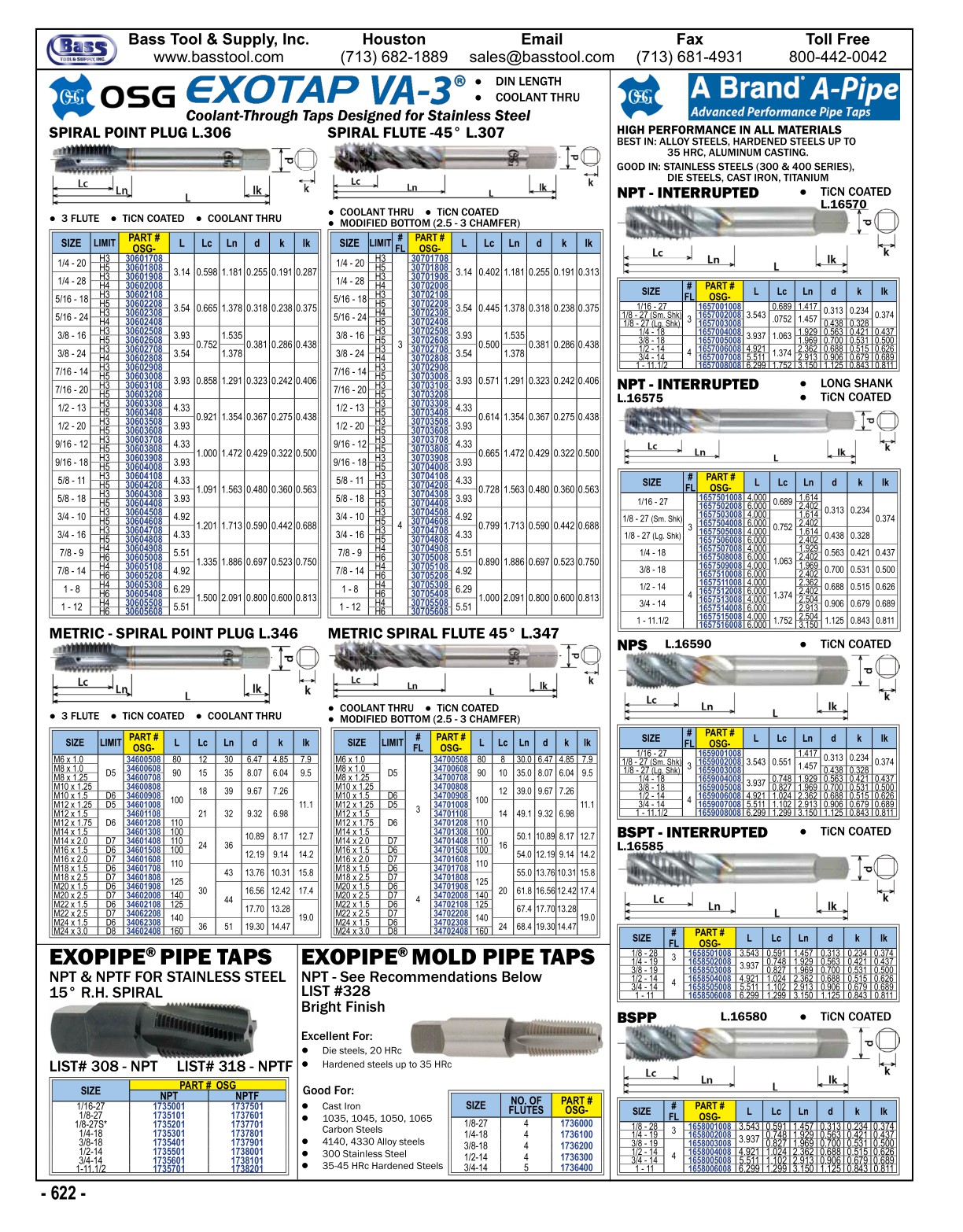 Bass Tool Catalog 2025