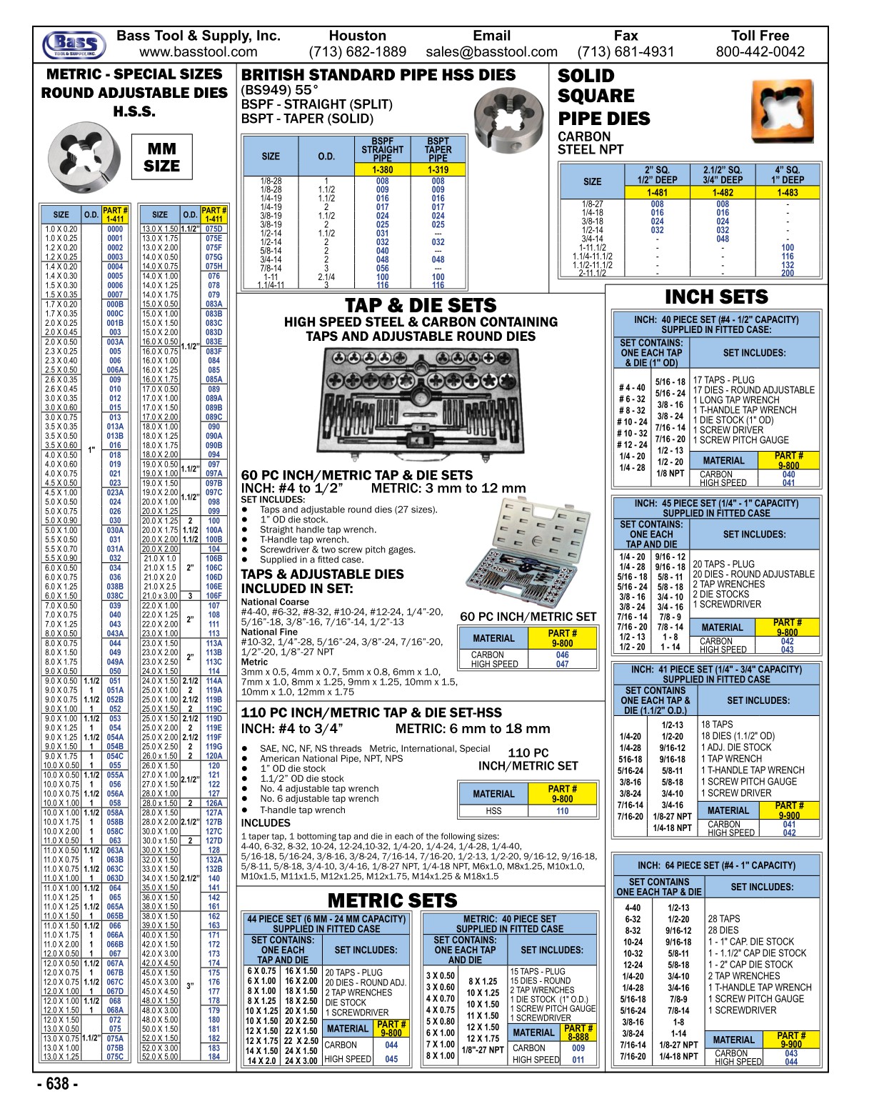 Bass Tool Catalog 2025