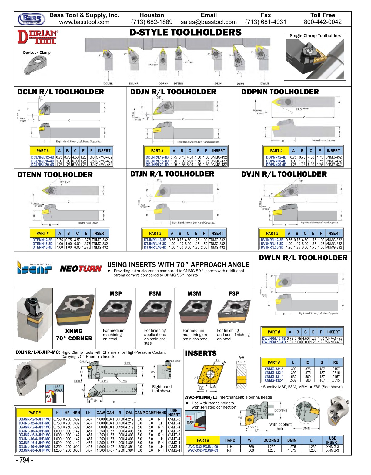 Bass Tool Catalog 2025