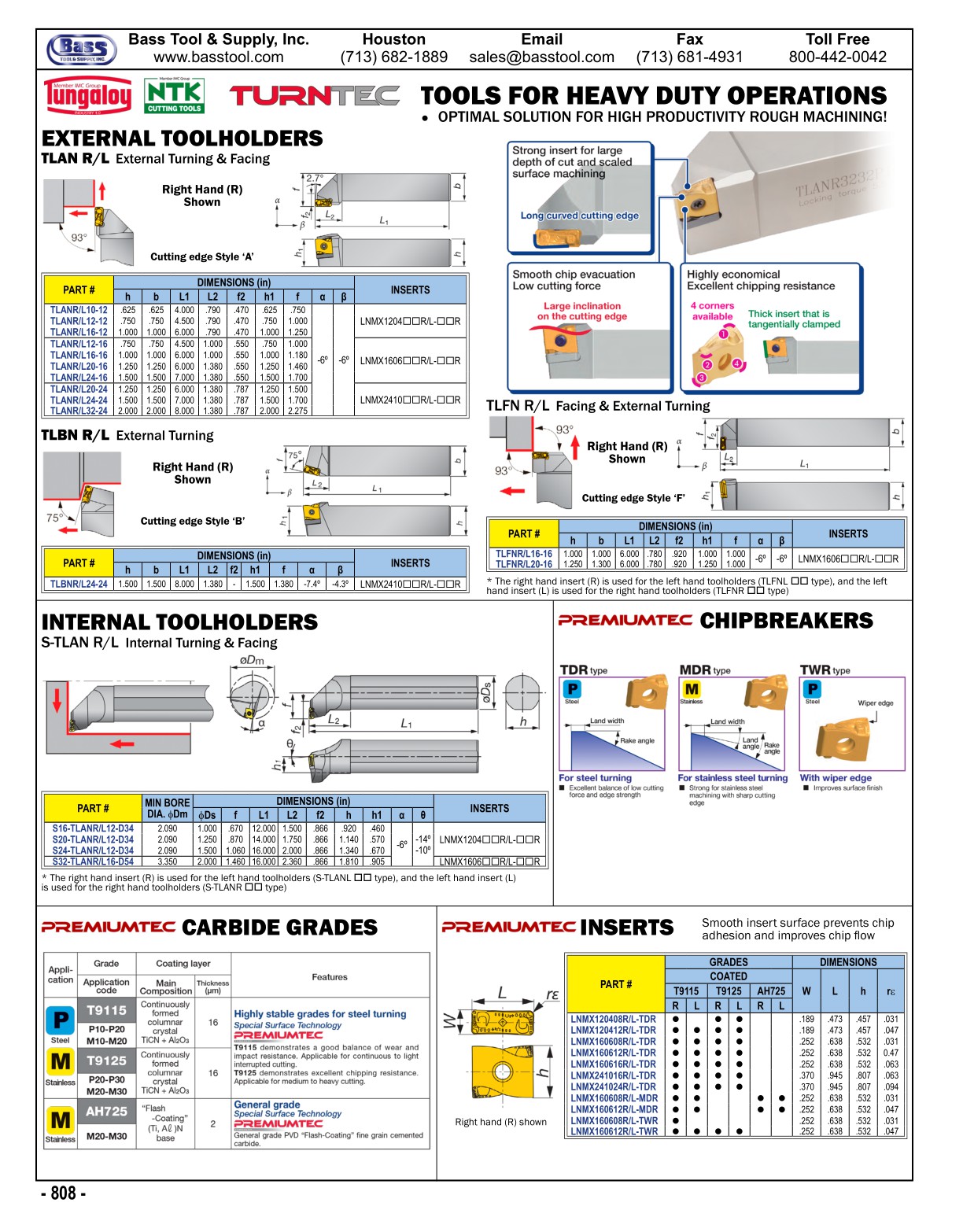 Bass Tool Catalog 2025