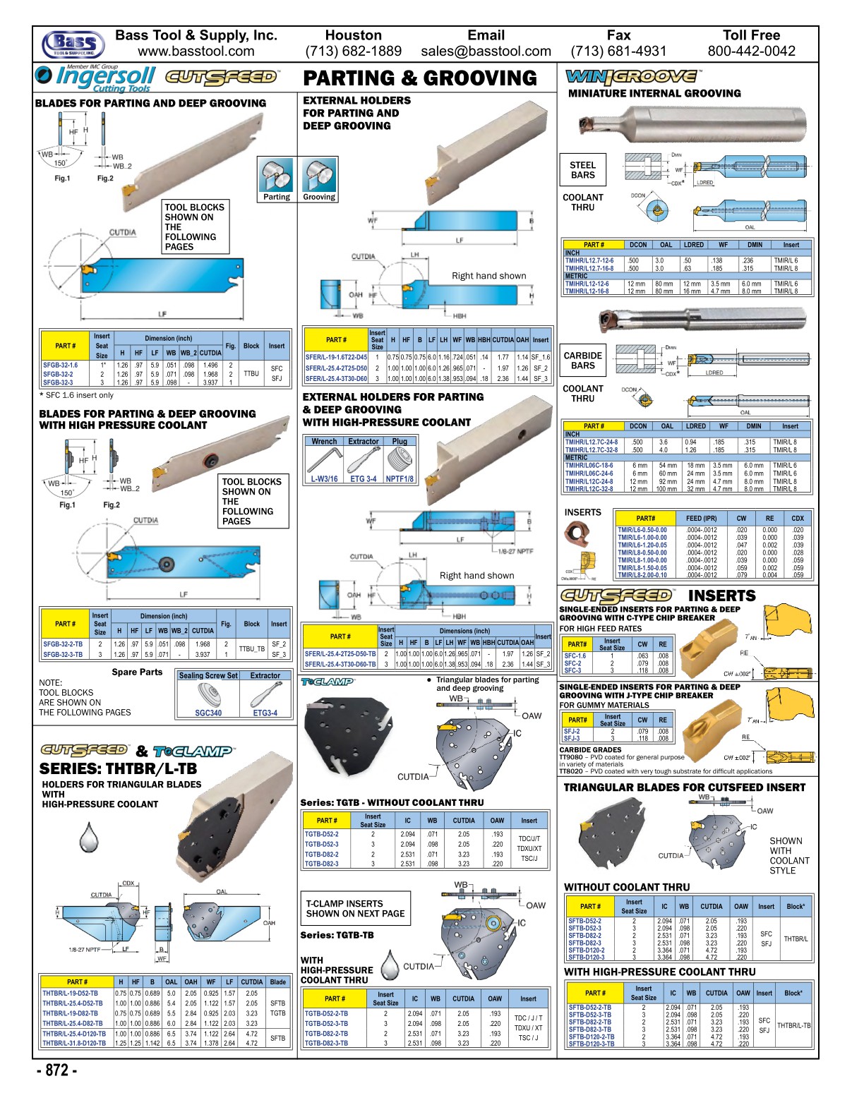 Bass Tool Catalog 2025