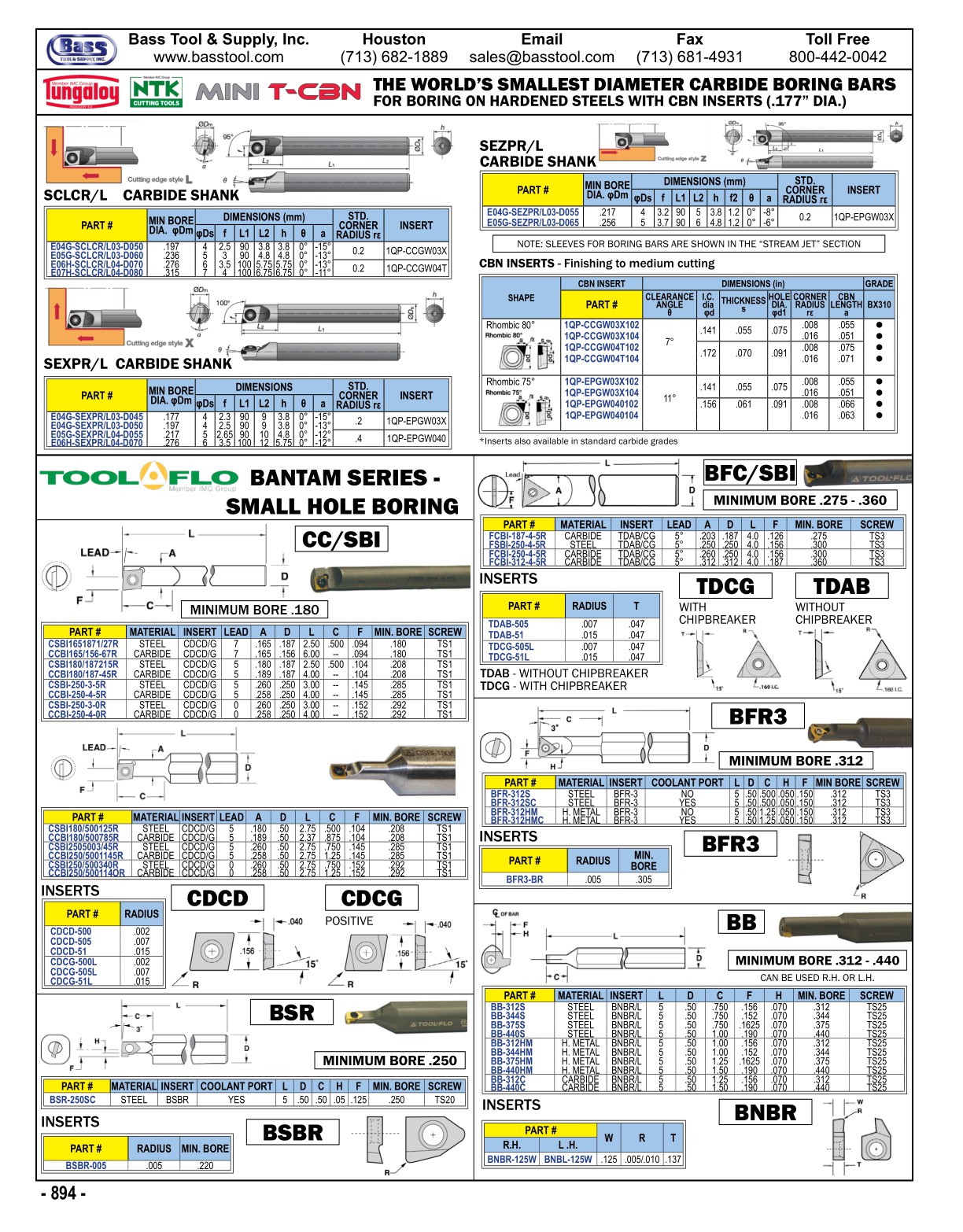 Bass Tool Catalog 2025