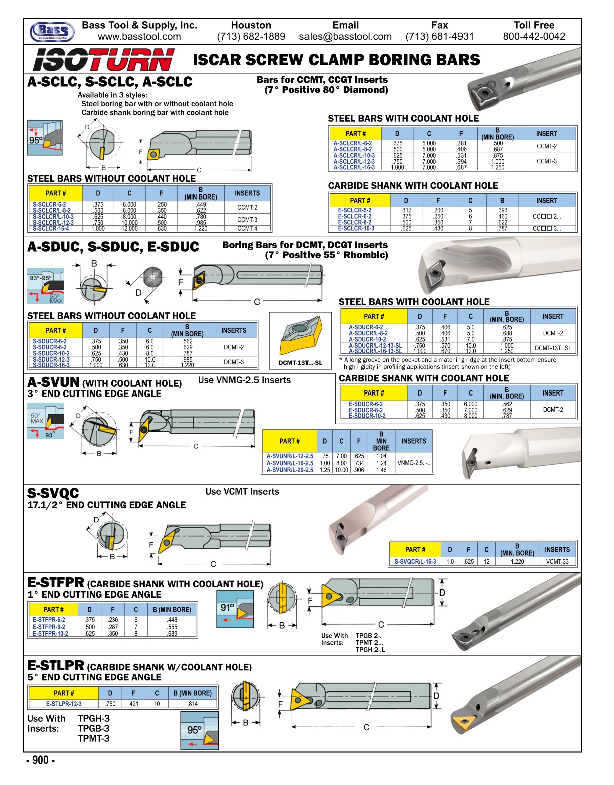 Bass Tool Catalog 2025