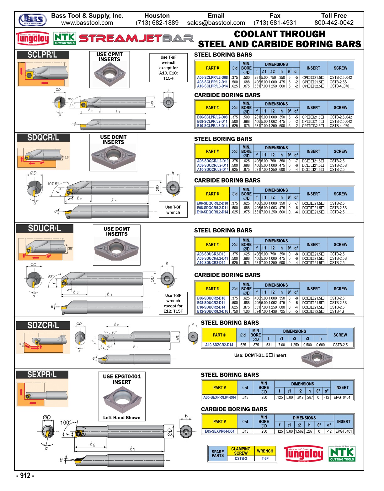 Bass Tool Catalog 2025