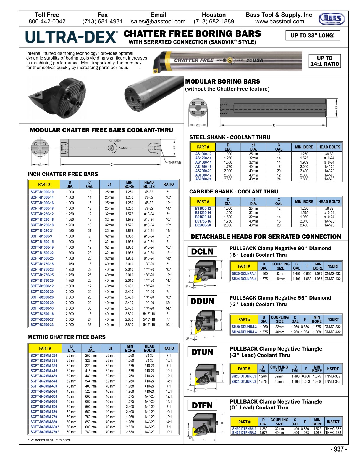 Bass Tool Catalog 2025