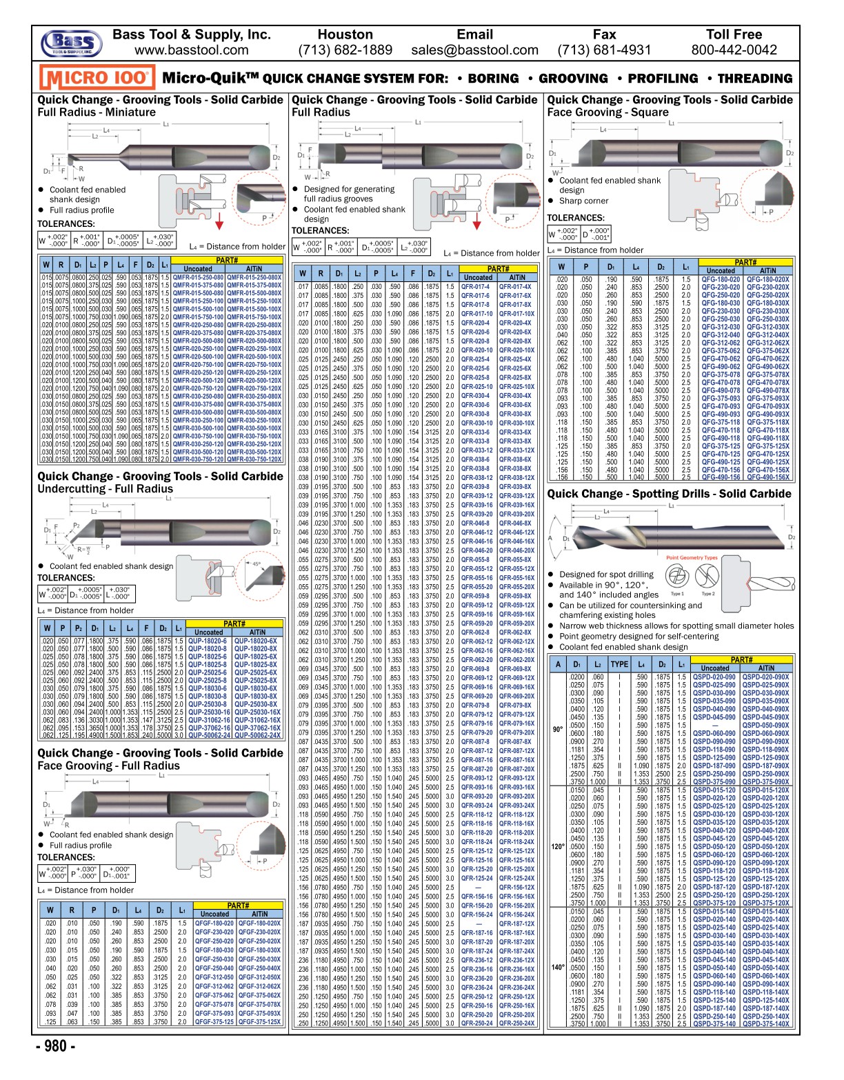 Bass Tool Catalog 2025